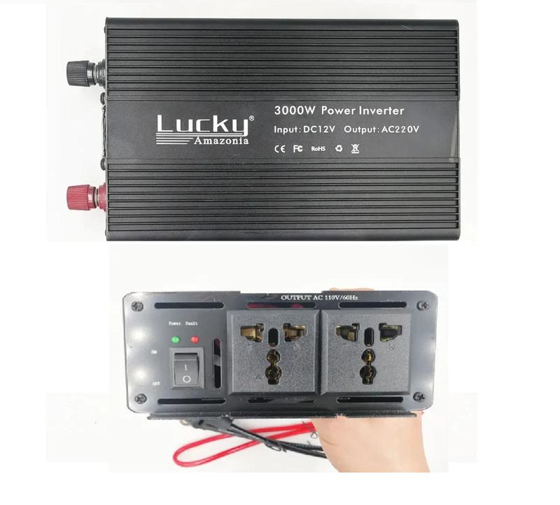 Inversor Conversor Tensão Transformador 3000w 12v 220v 50hz - new ...