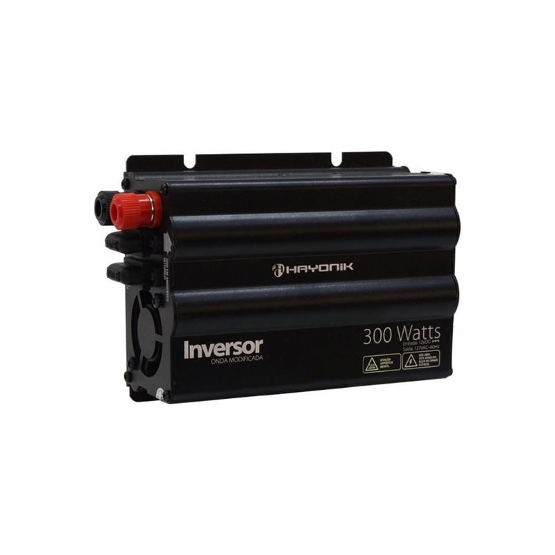 Inversor de Onda Modificada 300W 12VDC/127V USB 68574 Hayonik - Inversor de Onda - Magazine Luiza