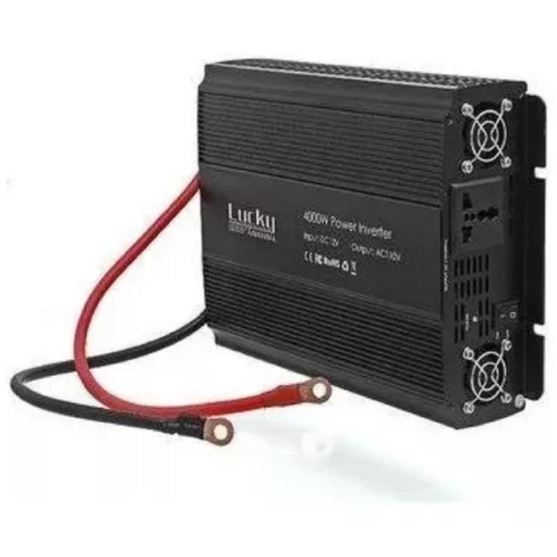 Inversor Transformador Energia Tensão 4000w 12v 60hz 220v Lucky Amazoni ...