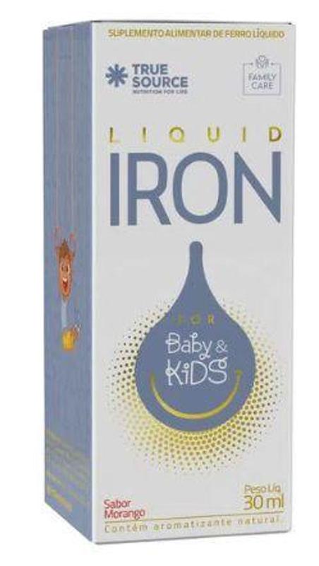 Iron (Ferro) Líquido Baby & Kids True Source 30ml - Vitaminas A-Z ...