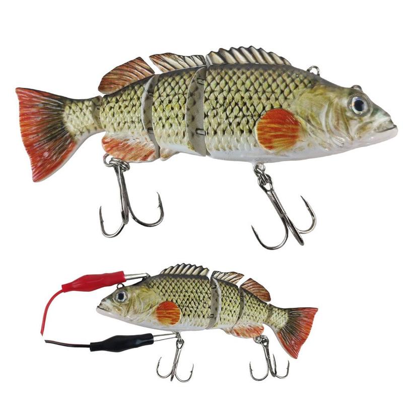 Isca Artificial Robotica USB Pesca Pescaria Inteligente Led Eletrico ...