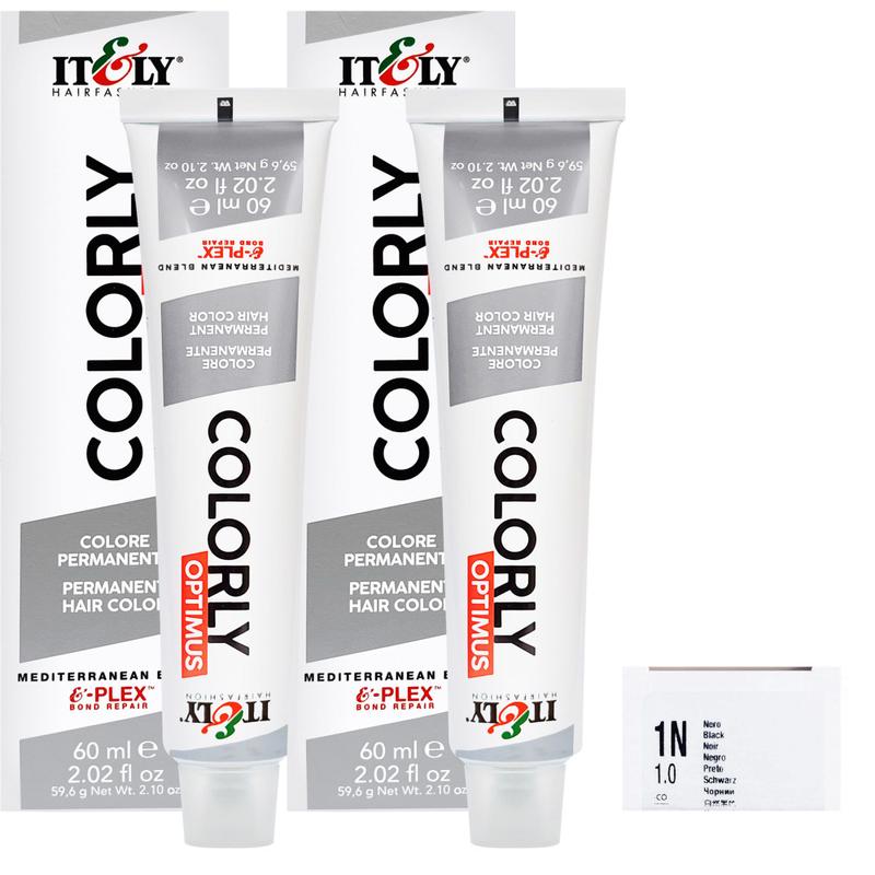 Itely Kit c/2 Tintas Colorly 1N Preto 60g - Tinta de Cabelo - Magazine ...