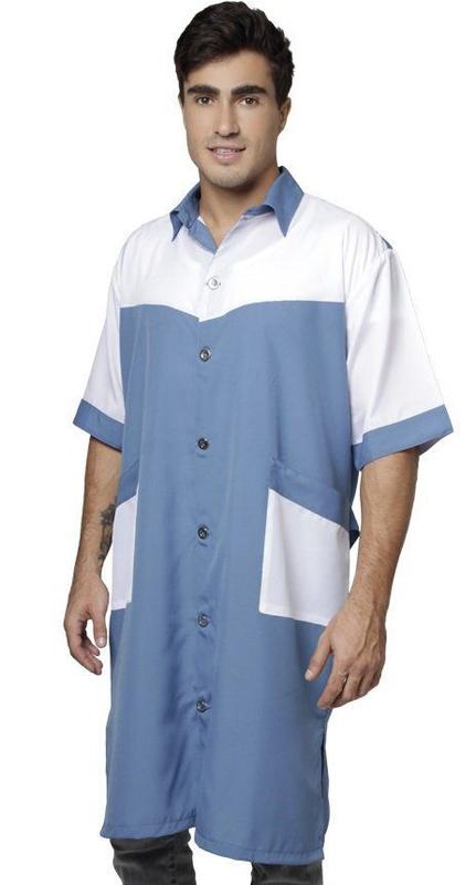 Jaleco Seda Longo Modelo Bryan 01 Unidade - Santa Clara - Jaleco Médico ...