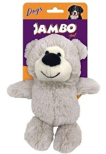 Jambo mord pelucia happy bear peq cinza - JAMBO PET - Brinquedos para ...
