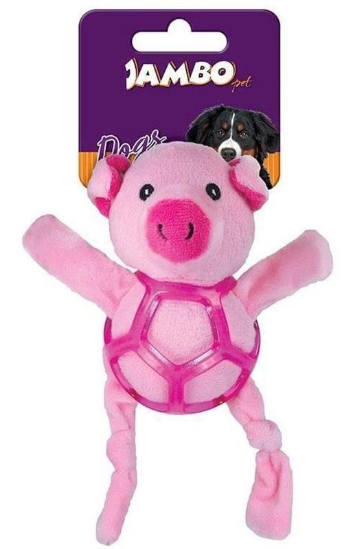 Jambo mordedor pelucia net ball porco - JAMBO PET - Outros Pets ...