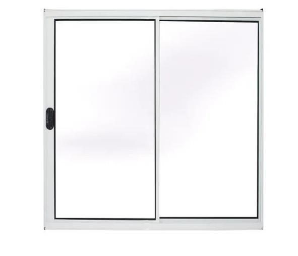 Janela Vitro 2 Folhas 100x120 Branco sem grade - ALLO ESQUADRIAS ...