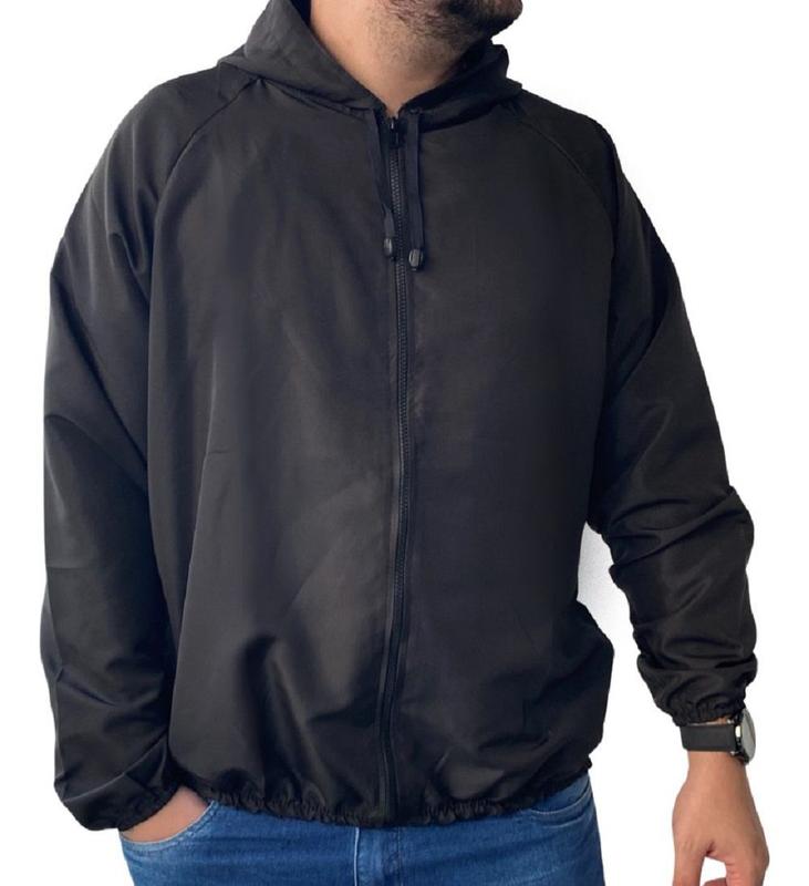 Jaqueta Corta Vento Plus Size Liso Sem estampa - Melbor - Jaqueta ...