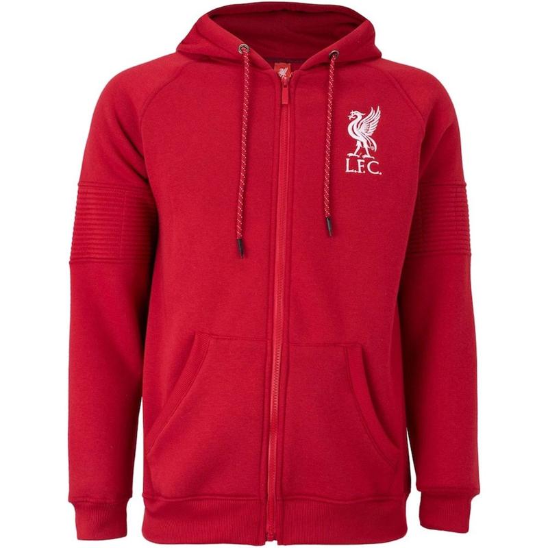 Jaqueta de Moletom Liverpool FC Logo Felpado C/ Capuz - SPR - Jaqueta ...