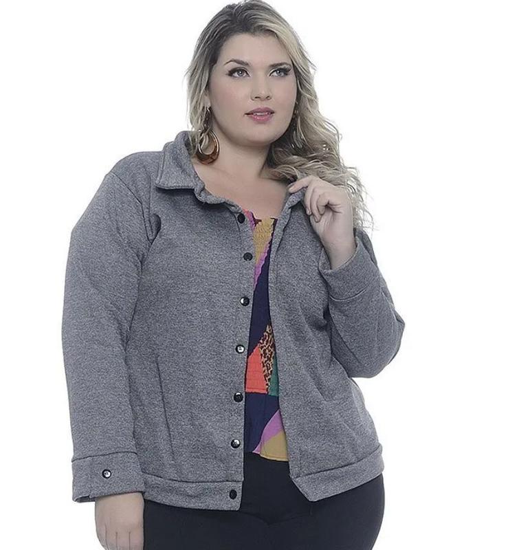 Jaqueta Jacana Plus Size - Lenner - Jaqueta Feminina - Magazine Luiza