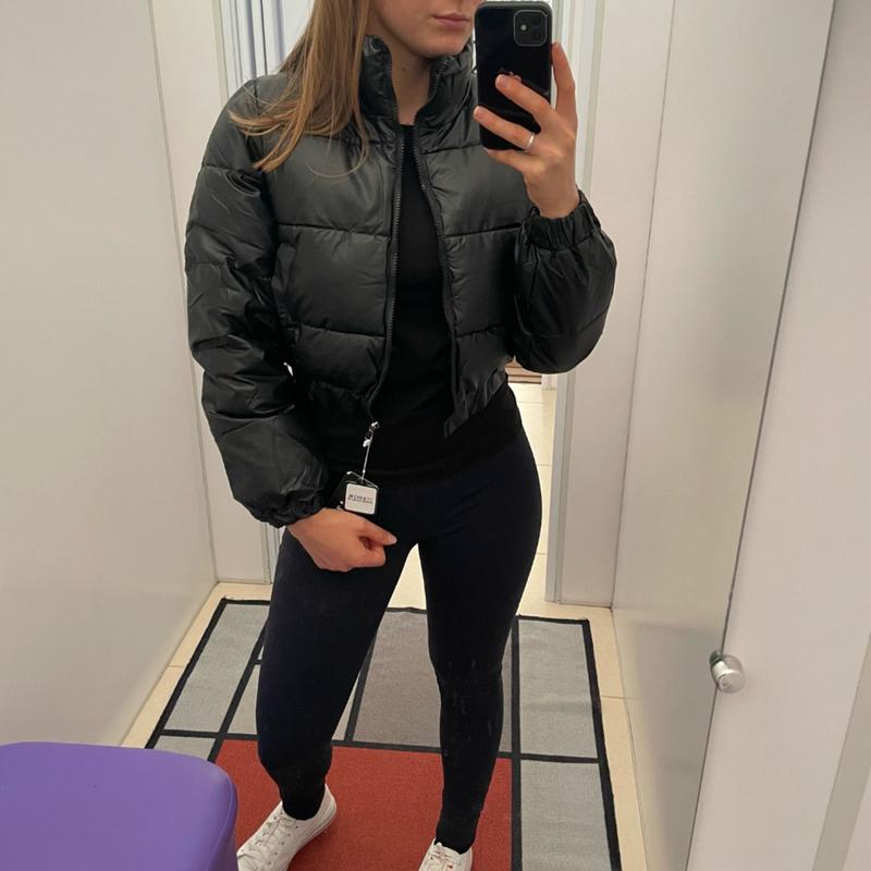 Jaqueta Puffer Feminina material sintético Cropped Bobojaco - Zafi8ra ...