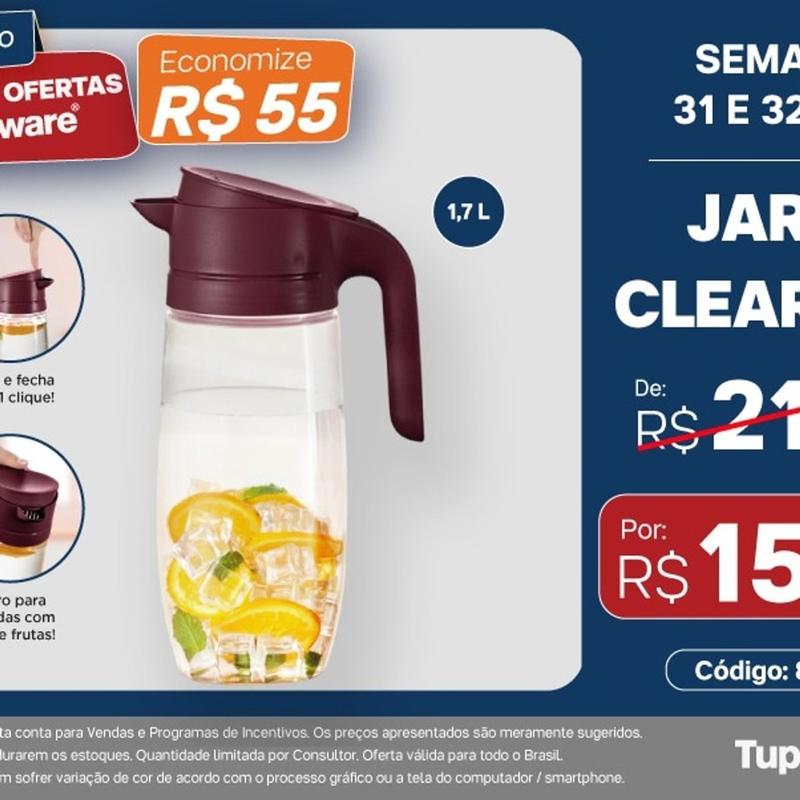 Jarra Tupperware 2 litros - Lojas da esmeralda - Jarra - Magazine Luiza