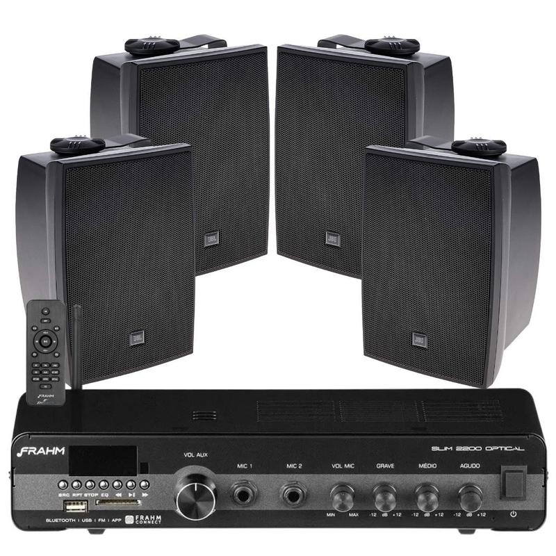 Jbl Kit Som Ambiente Bluetooth Usb Sd Conexão Com Tv Slim 2200 + Caixas ...