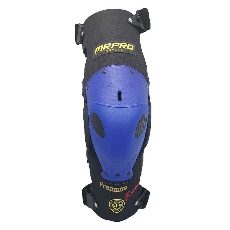 Joelheira Mrpro Premium Articulada Preto / Azul - MRPRO Braces ...