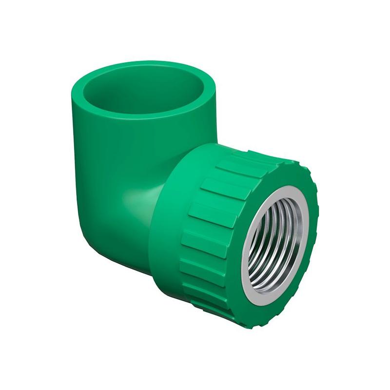 Joelho 90º Água Quente F/F PPR 20mm x 1/2 C/Inserto Metálico Krona - Cotovelo / Joelho ...