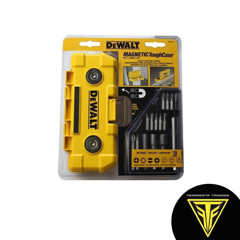 Jogo 15 Pontas P/ Parafusar / Estojo E Magnetico - Dwmtc15 - Dewalt ...