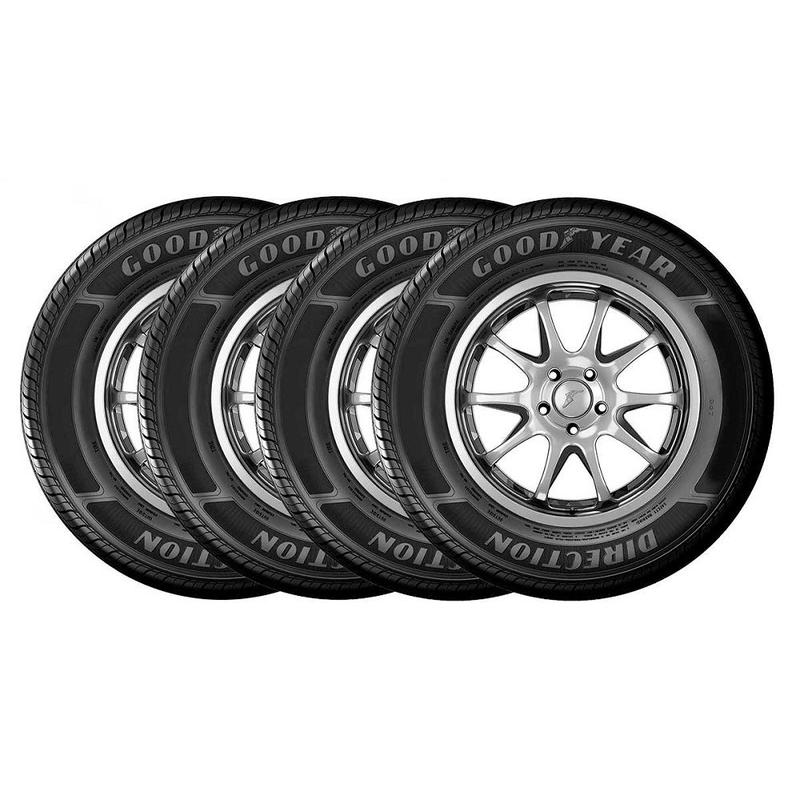 Jogo 4 pneus goodyear aro 14 direction cargo 2 185r14c 102/100s ...