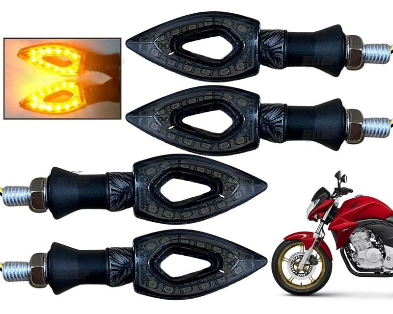 Jogo 4 Unidades Piscas Led Seta Flecha Esportivo Universal Stallion ...