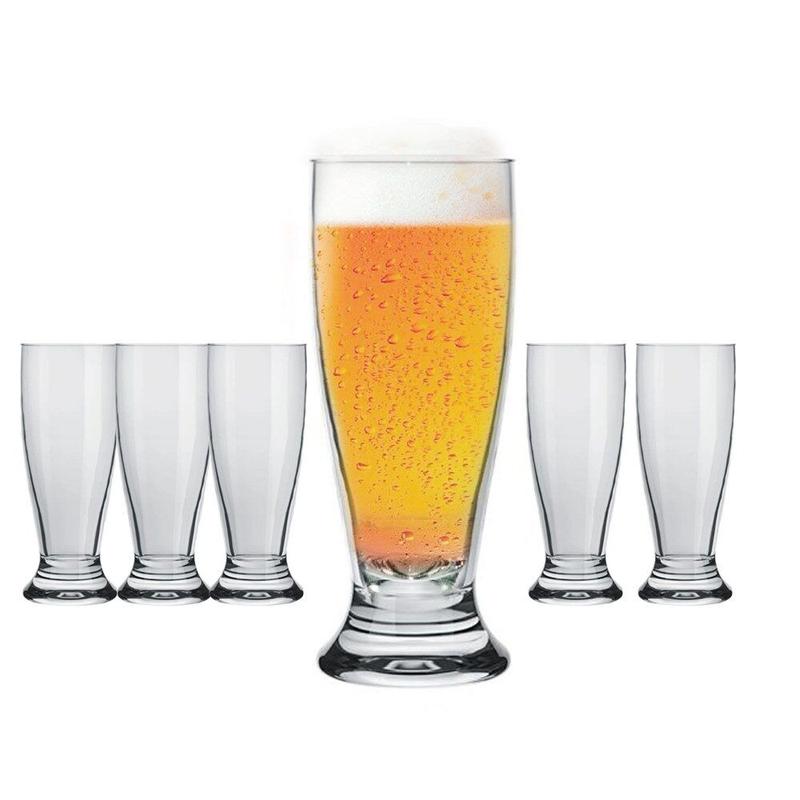 Jogo 6 Copos para Cerveja Bon Gourmet Vidro 430ml - Copo de Cerveja ...