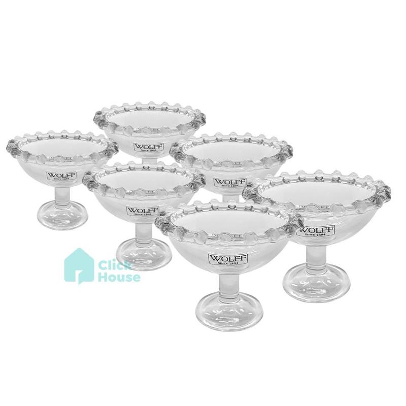 Jogo 6 Mini Taça Cristal Pearl Bolinha Copo Dose Licor Shot Drink ...