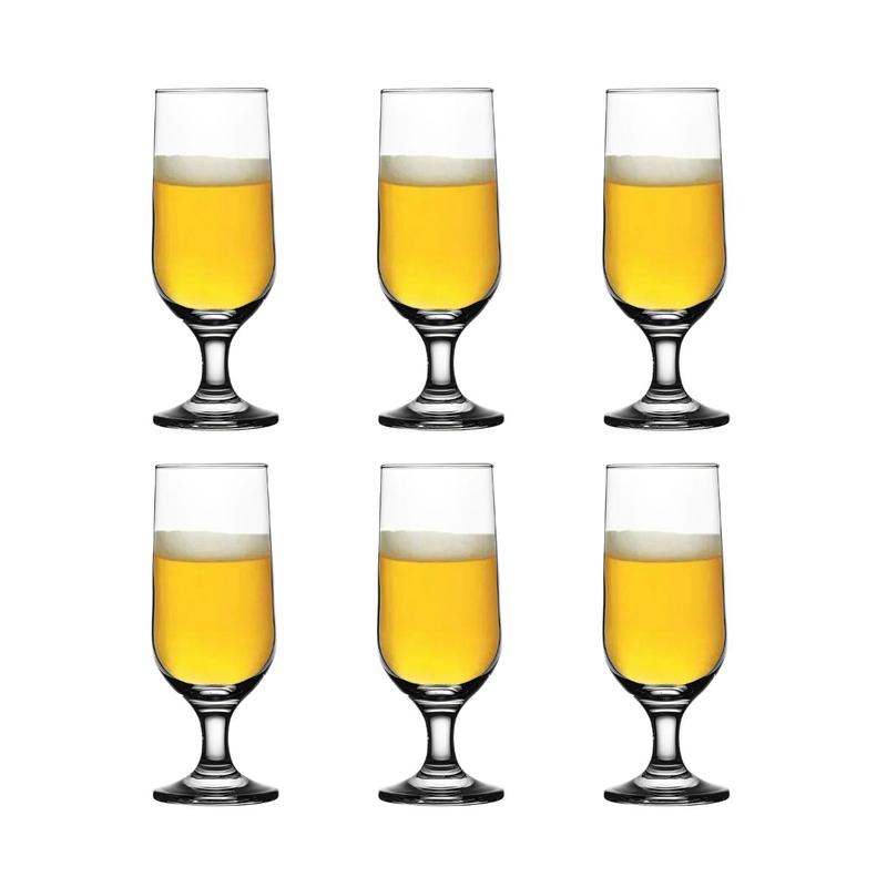 Jogo 6 Taças de Cerveja e Chopp Eden Vidro 350ml - Class Home - Copo de ...