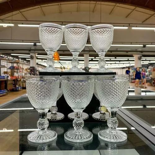 Jogo 6 Taças Imperial Style Bico Abacaxi Transparente 300ml ...