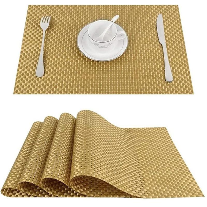 Jogo Americano De Mesa Jantar Sala PVC Cores Kit 6 Peças - Placemat ...