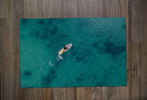 Jogo Americano Retangular Neoprene Prancha no Mar - Deluzz - Jogo ...