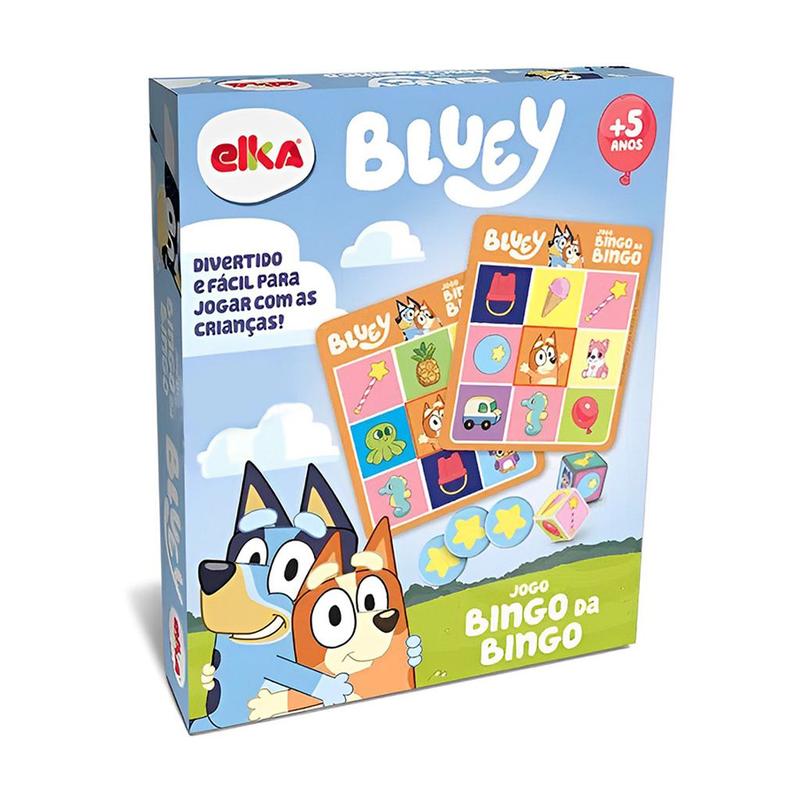 Jogo Bingo Da Bingo Bluey 1251 - Elka - Jogo Bingo Infantil - Magazine Luiza