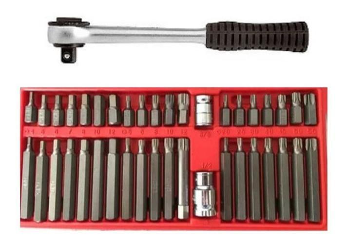 Jogo Bits Allen Multidentada Torx Torque Com Catraca Revers. - VIP ...