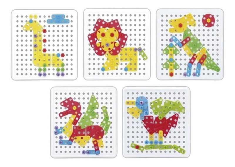 Jogo Blocos Construção Imagination Building Blocks 96 Peças - Steamtoy ...