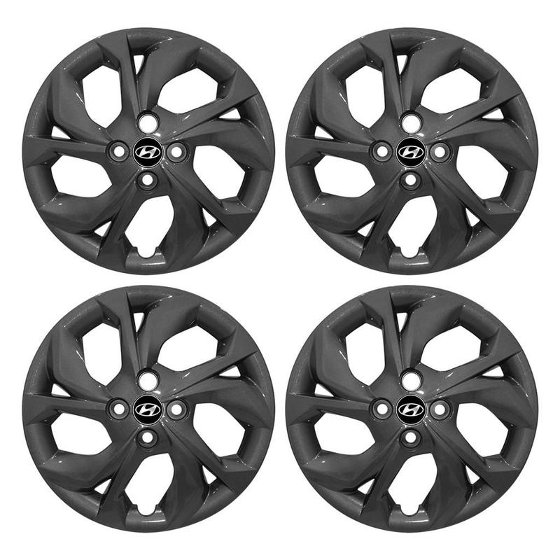 Jogo Calota Aro 15 Hyundai Hb20 2020/2022 Grafite Brilhante - GFM ...