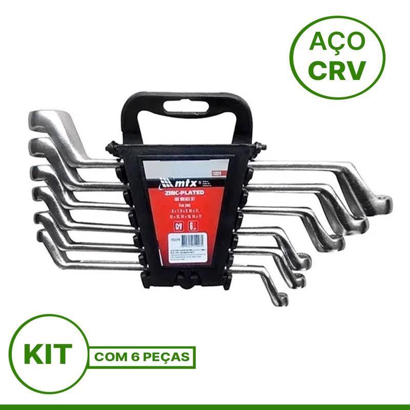 Jogo Chave Estrela Kit 6 X 17 Mm C/ 6 Peças Cromada Mtx - Jogo de Chave ...