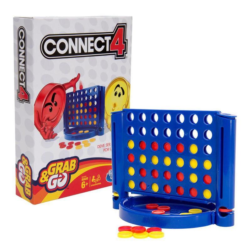 Jogo Connect 4 Grab & Go B1000 - Hasbro - Outros Jogos - Magazine Luiza
