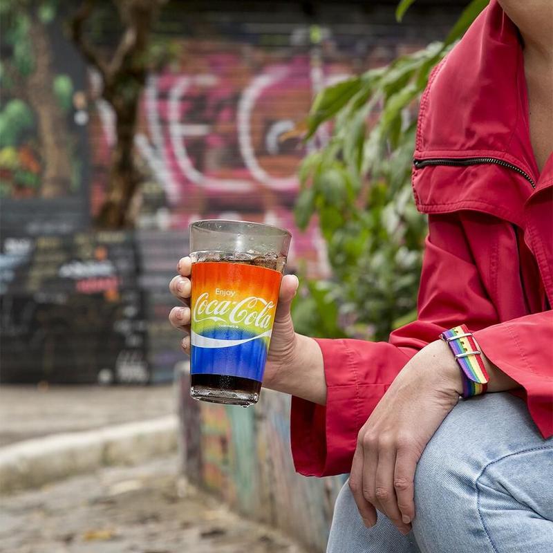 Jogo Copo Americano Coca-Cola Pride Joy com 4 peças - Jogo Americano ...