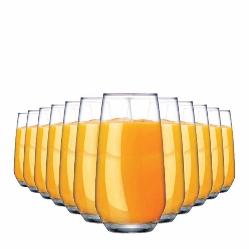 Jogo Copos Água Suco Emerald Vidro 450ml 12 Pcs - Ruvolo - Copos - Magazine Luiza