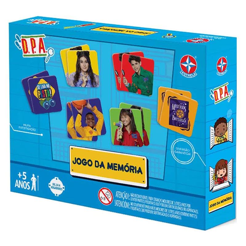 Jogo da memória dpa - estrela - 96729 - Jogos de Memória e Conhecimento ...