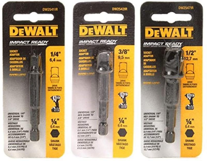 Jogo de Adaptadores de Soquete de 3 Peças para Driver de Impacto para ...