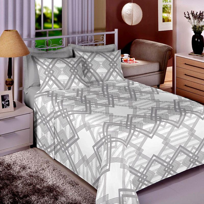Jogo de Cama Casal Duplo Premium Linea 180 Fios - Akasa - ESTAMPARIA S ...
