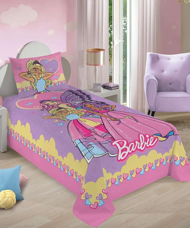 Jogo De Cama Infantil Barbie Reinos Mágicos Lepper 2 Peças - Jogo de ...