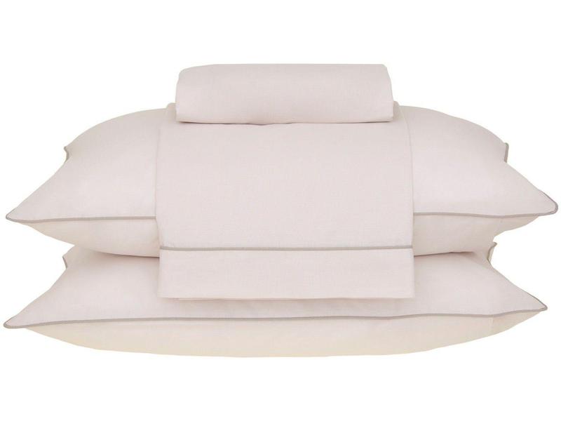 Jogo de Cama King Buddemeyer 100% Algodão - 180 Fios Basic Percalle ...