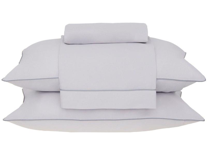 Jogo de Cama King Buddemeyer Percal 100% Algodão - 180 Fios Basic ...