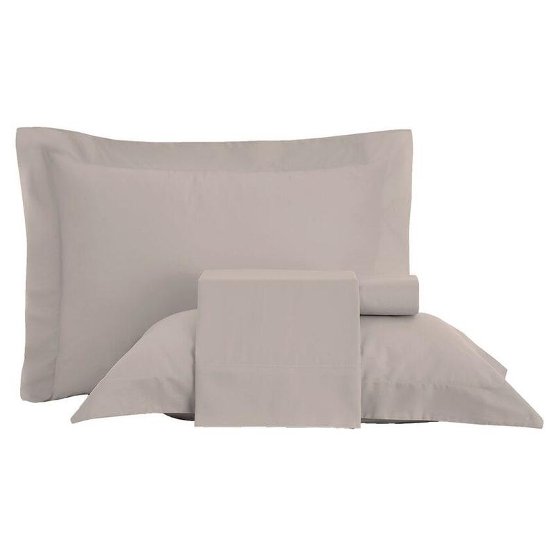 Jogo de Cama Queen Altenburg Cetim Sublime 300 Fios - Marrom Lift ...