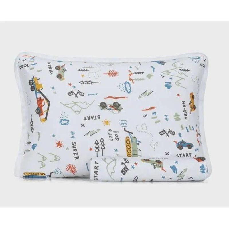 Jogo de Cama Solteiro Mundo Kids Altenburg Malha Truck Game - Jogo de ...