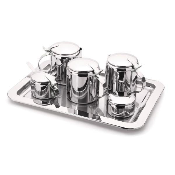 Jogo de chá e café em inox Forma Tavola 7 peças - Forma Inox - Chá e ...