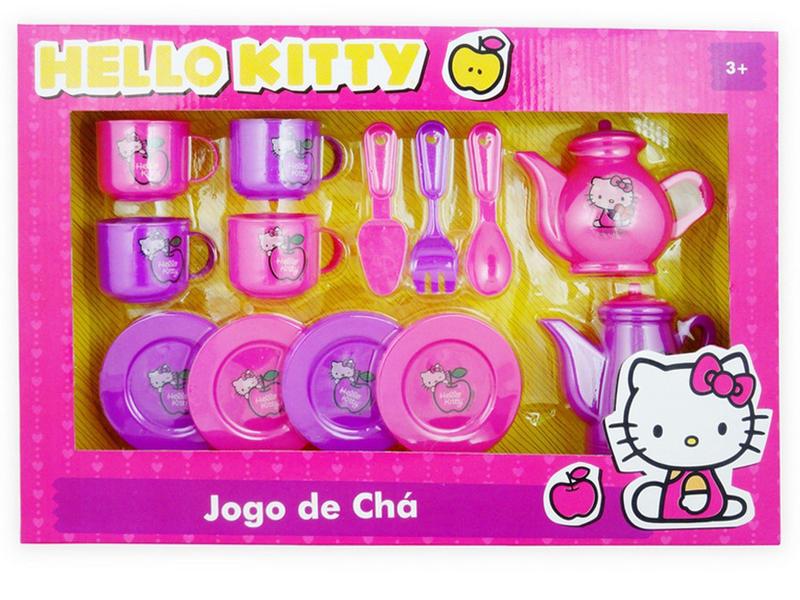 Jogo de Chá - Hello Kitty - Toyng - Jogo de Chá Infantil - Magazine Luiza