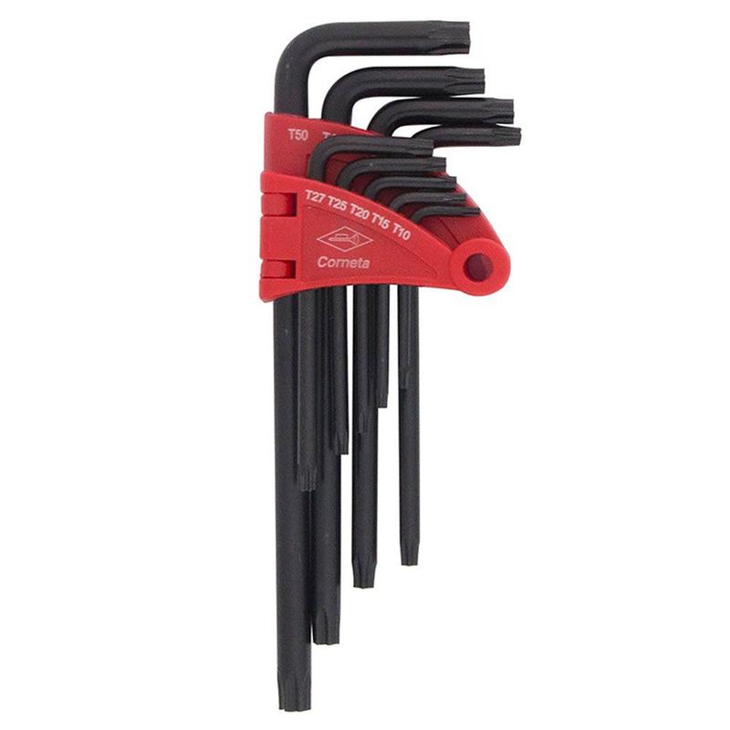 Jogo de Chave Torx Longa T10-T50 9pçs 3124052 Corneta - Chave Manual ...
