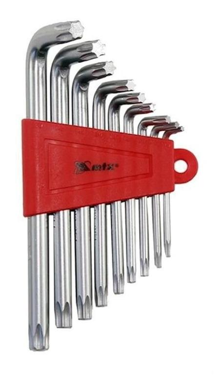 Jogo de Chave Torx T10 a T50 09 Pcs Crv 123059 - Mtx - Chave Manual ...