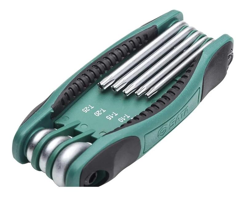 Jogo De Chave Torx Tipo Canivete Sata 8 Peças - St09123sj - APEX - SATA ...