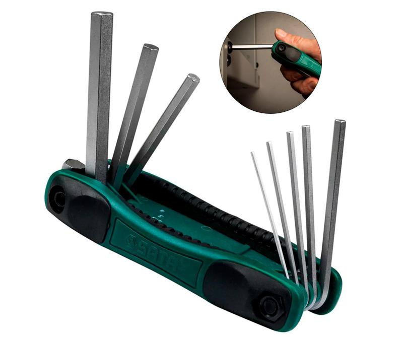 Jogo De Chave Torx Tipo Canivete Sata 8 Peças - Chave Manual - Magazine ...