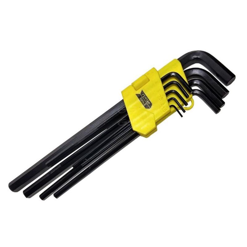 Jogo De Chaves Hexagonal Longa 9 Peças- Fertak Tools - Jogo de Chave de ...